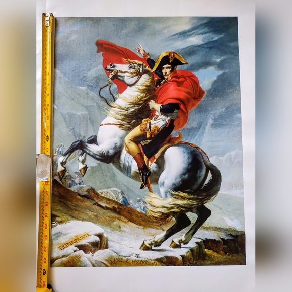 Art | Napoleon Bonaparte Art Print With Red And Blue Accents | Poshmark